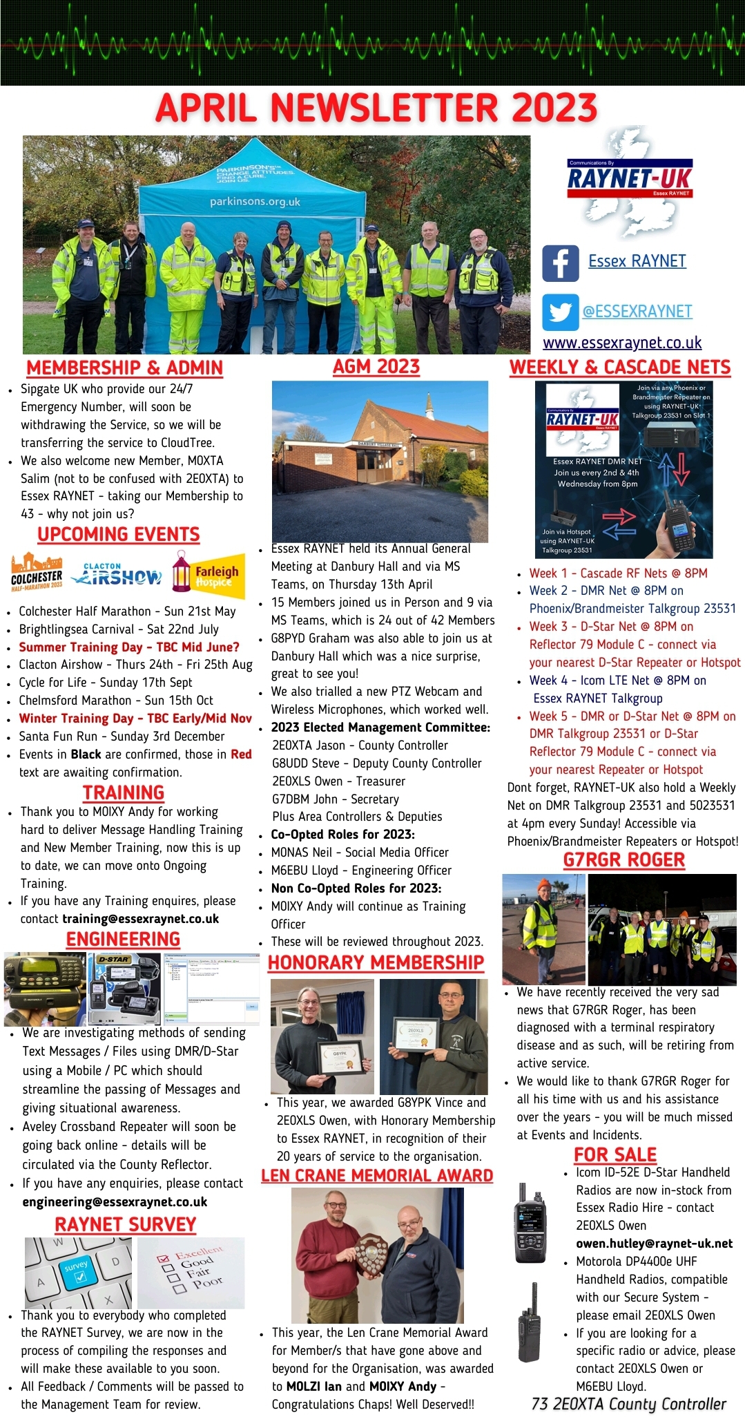 Welcome to Essex RAYNET – Essex RAYNET